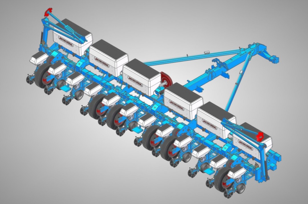 New Ultra Max toolbars for 12 & 16 row planters - Monosem