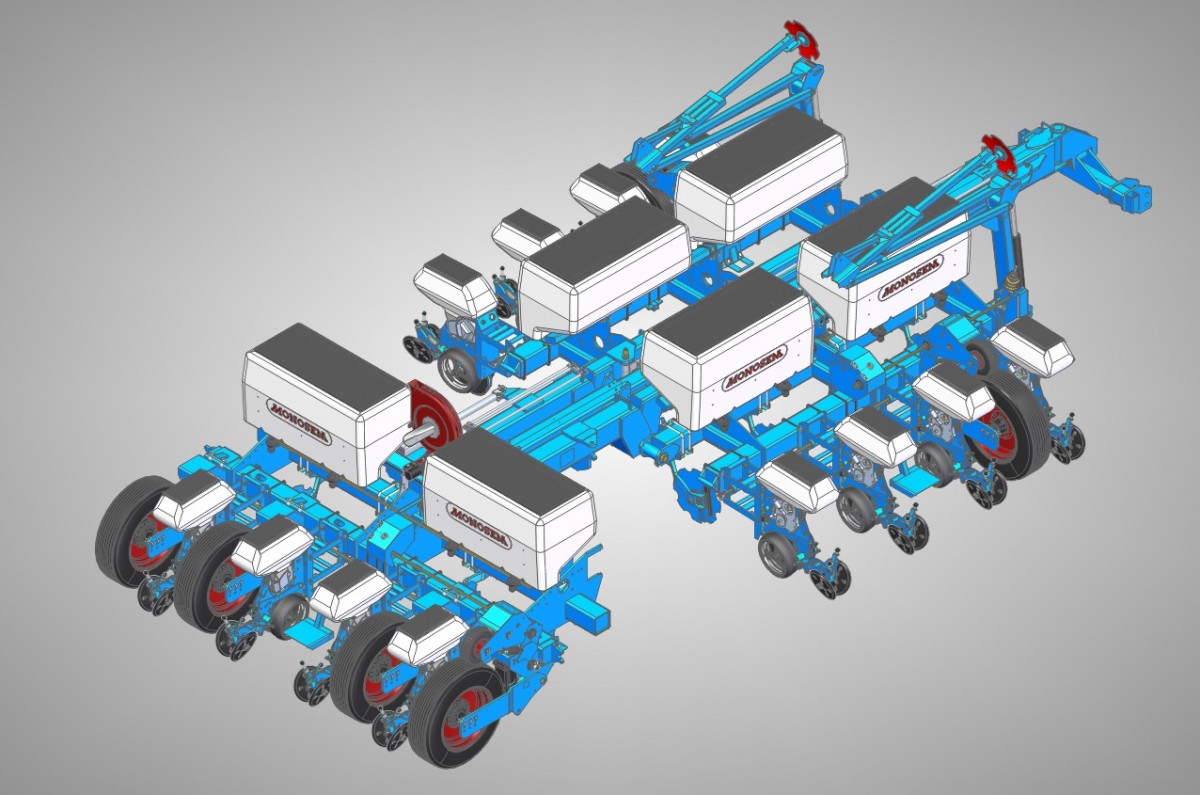 New Ultra Max toolbars for 12 & 16 row planters - Monosem